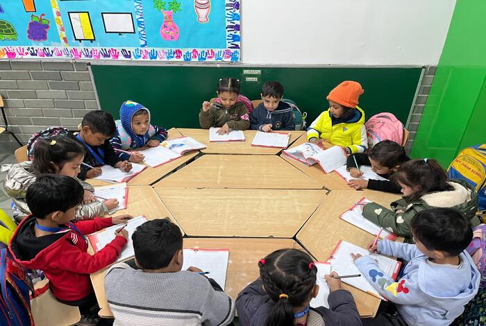 Number writing 1 to 5 – Tagore International School